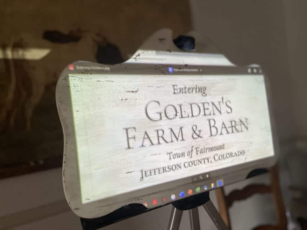 Antique Sign DIY - Using a thrifted spoon rack and picture frame!